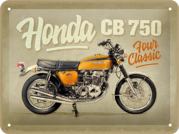 Honda MC logo Evolution - Metallskilt - METALLSKILT.NO